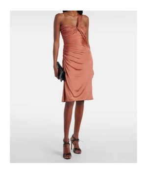 TOM FORD Gathered Jersey Cocktail Dress
