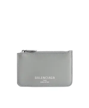 Balenciaga Cash 2.0 Long Coin And Card Holder - Grey