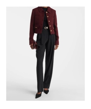 Altuzarra Astley Cropped Tweed Jacket