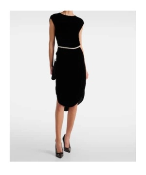 Velvet By Graham & Spencer Sleeveless Midi Dress With Button Back