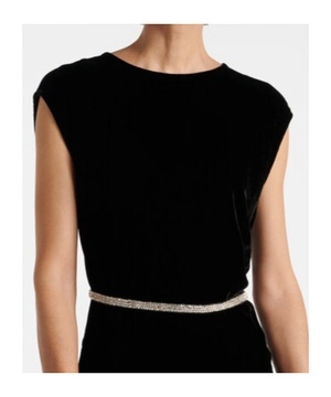 Velvet By Graham & Spencer Sleeveless Midi Dress With Button Back