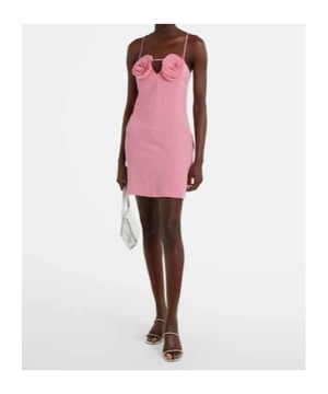 Blumarine Floral Embroidered Mini Dress
