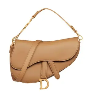 Dior Small Saddle Multicarry Bag With Strap - Nude