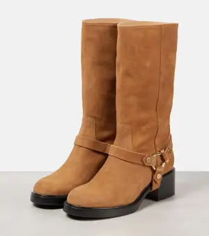 Chloé Round-toe Ankle Boots