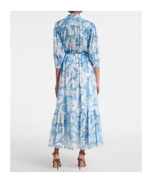 Etro Printed Pattern Midi Skirt