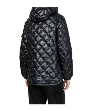 Moncler Short Quilted Hooded Down Jacket