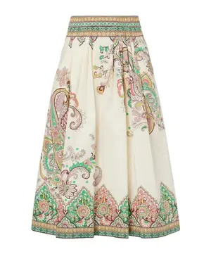 Etro Printed Midi Skirt
