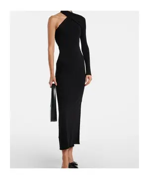 COURREGES One-shoulder Crepe Dress