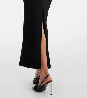 COURREGES One-shoulder Crepe Dress