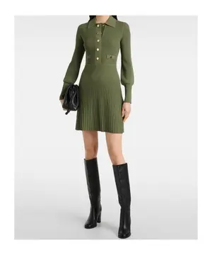 Veronica Beard Lauper Ribbed-knit Sweater Dress