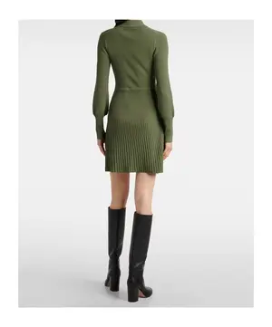 Veronica Beard Lauper Ribbed-knit Sweater Dress