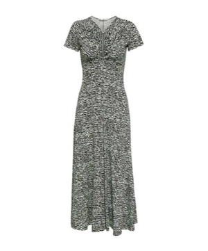 Proenza Schouler Zebra-print Keyhole Maxi Dress