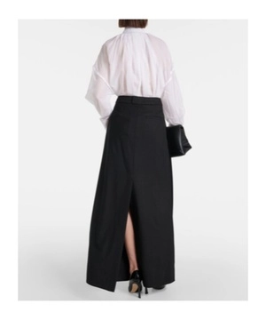 Victoria Beckham Wool-blend Maxi Skirt