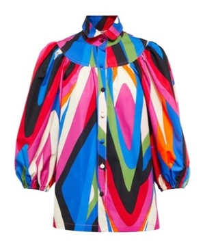EMILIO PUCCI Printed Cotton Blouse