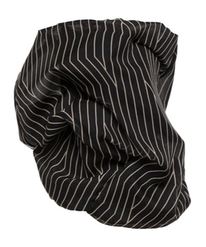 Rick Owens Striped Strapless Silk Top