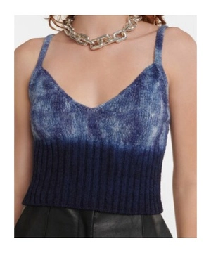 Altuzarra Sim Tie-dye Silk Crop Top