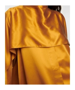 ROKSANDA Kata Draped Silk Satin Top