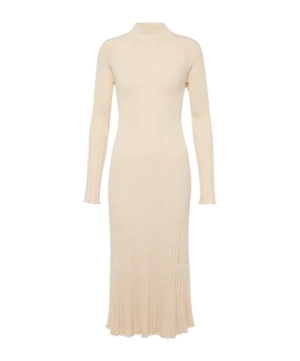 PROENZA SCHOULER Carmen Ribbed-knit High-neck Midi Dress