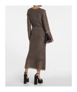 Altuzarra Dione Sequin-embellished Midi Skirt