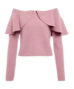 Altuzarra Hasla Off-shoulder Wool-blend Sweater