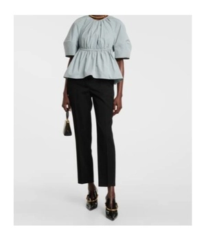 JIL SANDER Tailored Straight Wool Pants