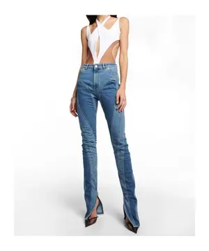 MUGLER Illusion Cutout Bodysuit