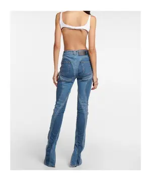 MUGLER Illusion Cutout Bodysuit