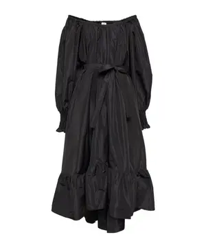PATOU Off-the-shoulder Long-sleeved Dress