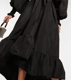 PATOU Off-the-shoulder Long-sleeved Dress