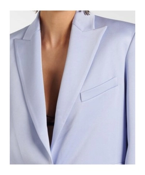 Alex Perry Satin Crêpe Blazer