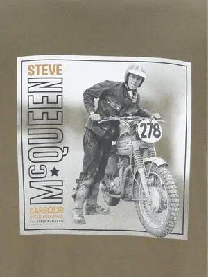 Barbour Steve Mcqueen Brandon Graphic Crewneck T-shirt