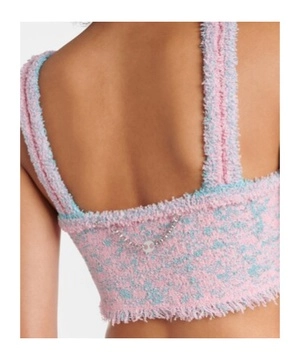 Rabanne Tweed Crop Top