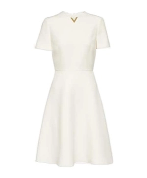 Valentino Garavani Wool And Silk Minidress