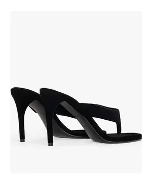 Alaïa 90mm Velvet Thong-strap Sandals