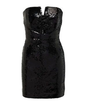 Rebecca Vallance Denise Sequined Strapless Minidress