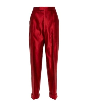 TOM FORD Silk Duchesse Tapered Pants