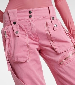 Blumarine Low-rise Straight Cargo Jeans
