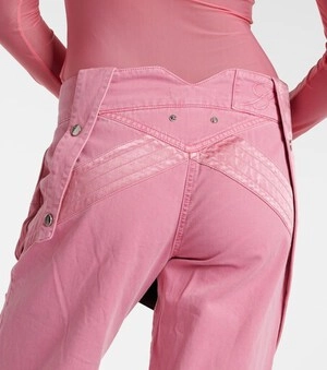 Blumarine Low-rise Straight Cargo Jeans
