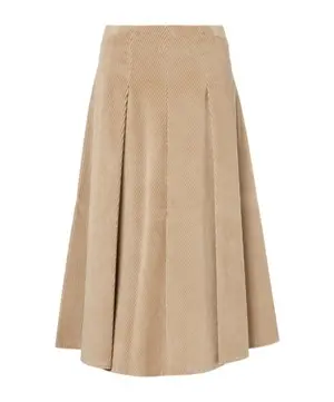Brunello Cucinelli Cotton Midi Skirt