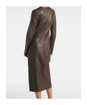 TOTEME Round Neck Long Sleeve Dress