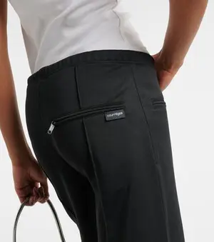COURREGES Interlock Logo Jersey Track Pants