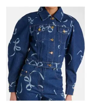Nina Ricci Printed Denim Jacket