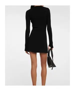 COURREGES Round Neck Long Sleeve Dress