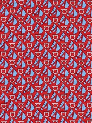 FERRAGAMO Equestrian Printed Tie