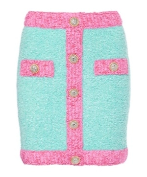 Balmain Knitted Miniskirt