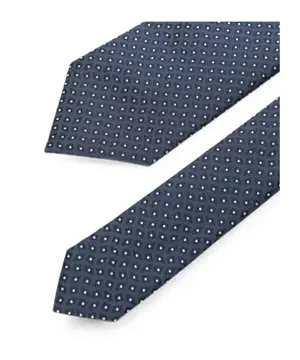 Emporio Armani Geometric-pattern Silk Tie