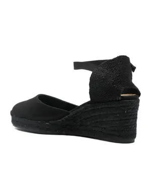 CastaÑer Straw-woven Wedge Heels