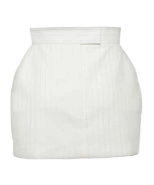 Alex Perry High-rise Pinstripe Miniskirt