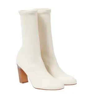 Khaite Apollo Leather Ankle Boots