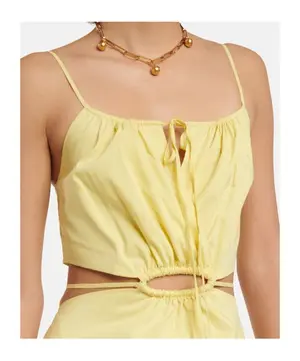 Simkhai Spaghetti Strap Cutout Dress